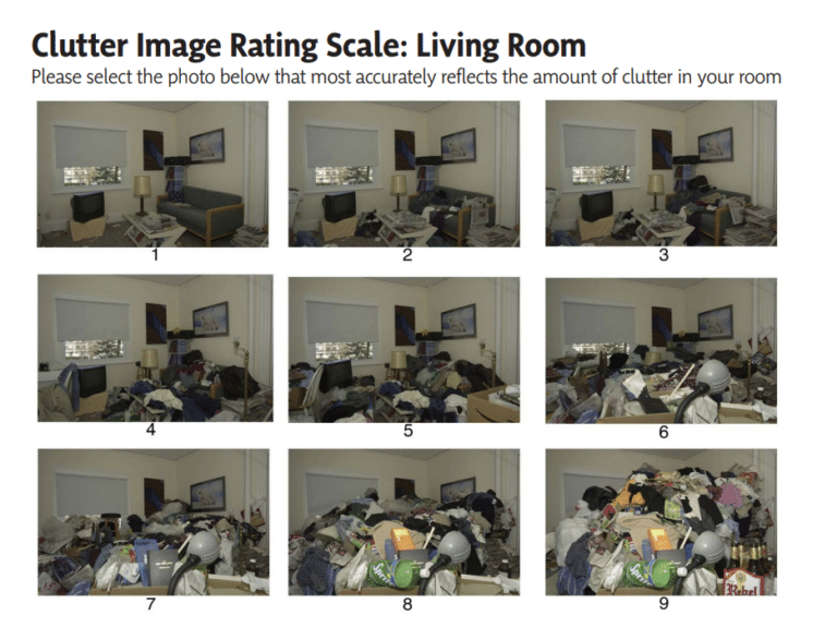 Hoarding Clutter Image Rating Scale - Benjamin Rose